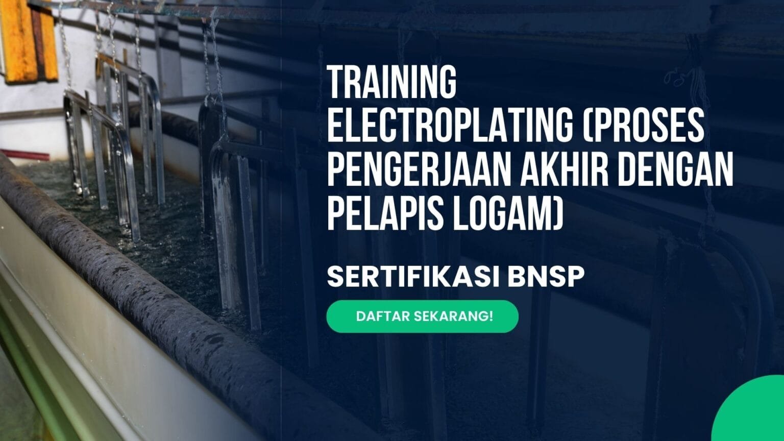 Training Electroplating Sertifikasi BNSP dari Mairodi Training